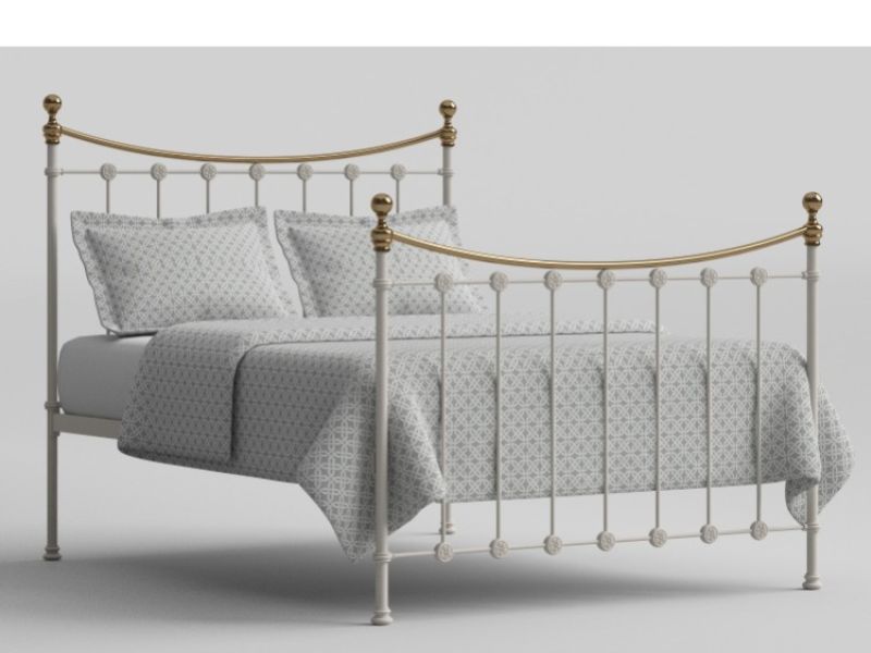 White brass bed store