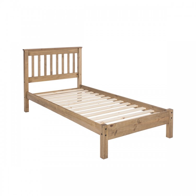 Core Corona 3ft Single Pine Wooden Bed Frame